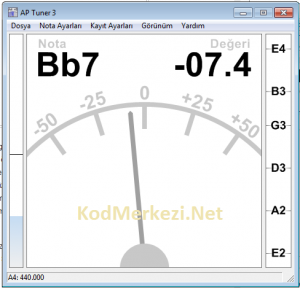 KodMerkezi.Net » AP Tuner Akort Programı Kullanımı